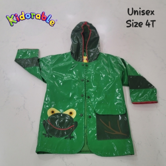 Kidorable | Jackets & Coats | Kidorable Kids Hooded Rain Jacket Unisex ...